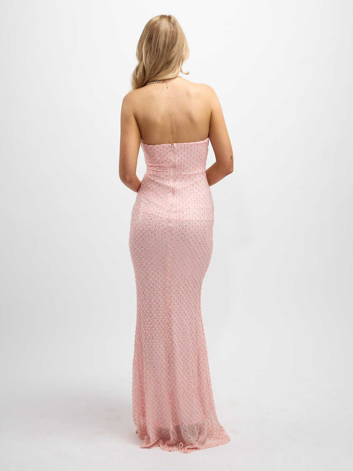 Judy Beaded Strapless Maxi Dress – envy+grace